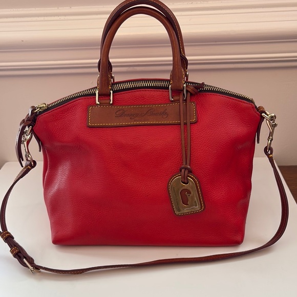 Dooney & Bourke | Bags | Dooney Bourke Cherry Red Satchel | Poshmark